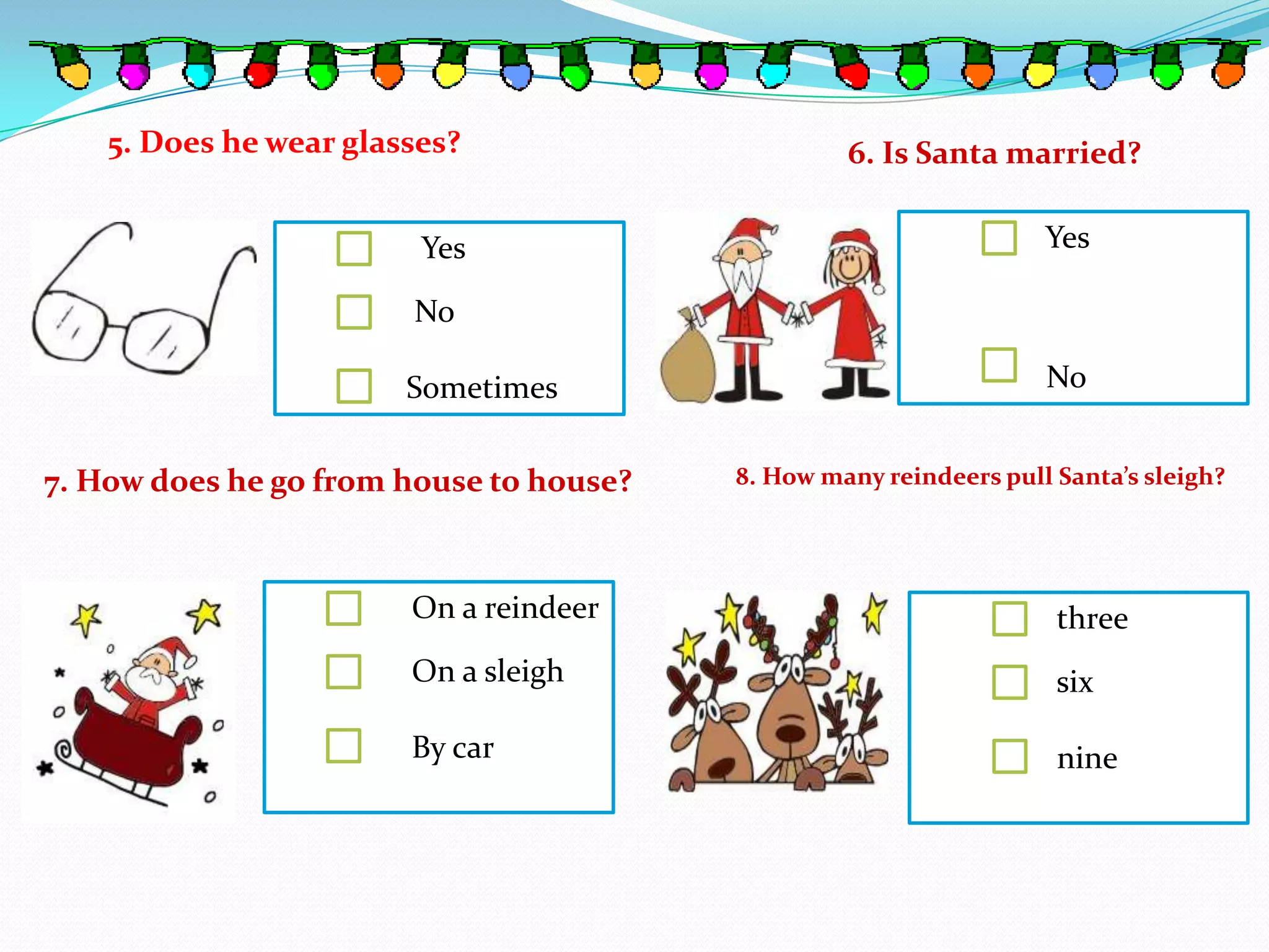 Santa quiz | PPTX