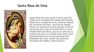 Santa rosa de lima | PPTX
