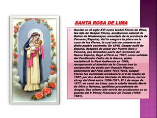 Santa rosa de lima 2 | PPTX