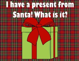 Presents From Santa: An Emergent Reader by KinderBlossoms | PPT