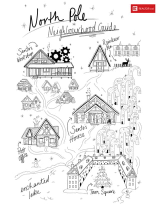 Santa's Village Colouring Map | PDF