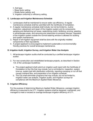 Guidelines for Santee Water Efficient Landscape | PDF