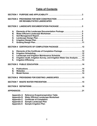 Guidelines for Santee Water Efficient Landscape | PDF