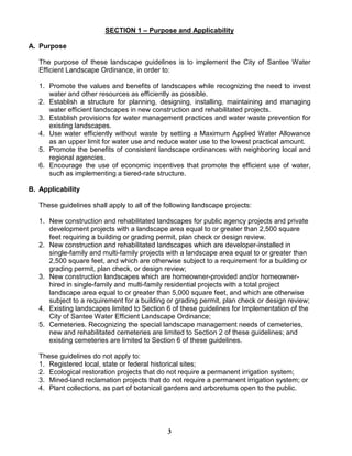 Guidelines for Santee Water Efficient Landscape | PDF