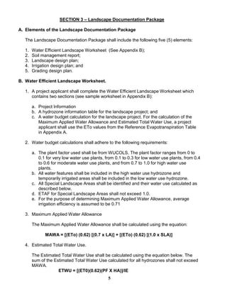 Guidelines for Santee Water Efficient Landscape | PDF