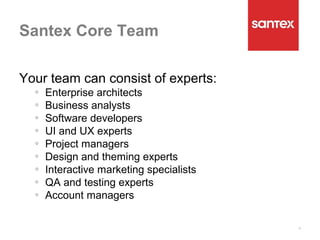 Santex Capabilities | PPT | Business | Business and Finance