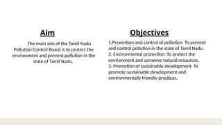 TAMILNADU POLLUTION CONTROL BOARD & ENVIRONMENTAL LAWS | PPTX