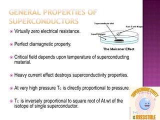 superconductivity and its applications | PPT