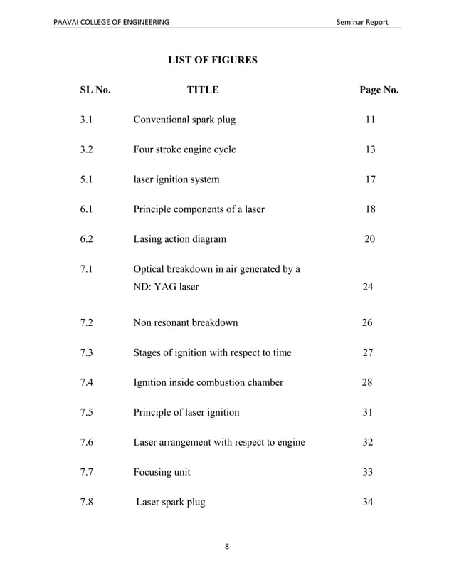 Study of Laser Ignition System(LIS)-Full Report | PDF