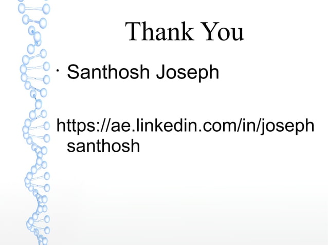 Santhosh Joseph - The President of Dubai Pearl | PPT