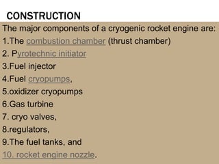 cryogenic engine ppt by santosh | PPTX