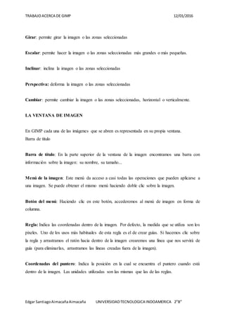 GIMP - HERRAMIENTAS | DOCX