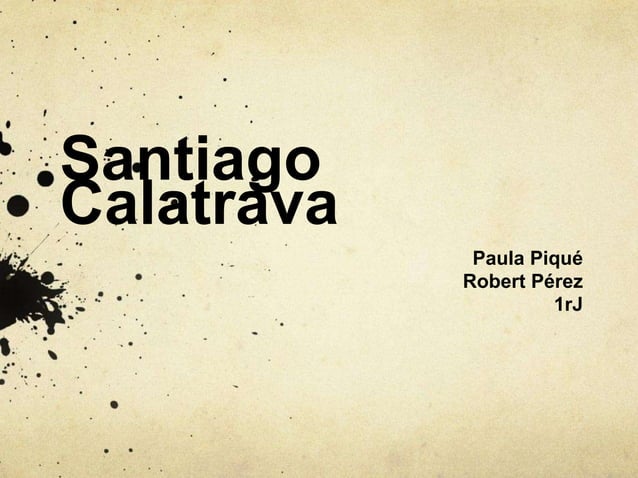 Santiago Calatrava | PPT