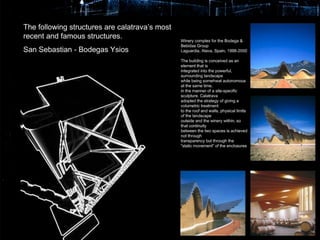 Santiago calatrava | PPTX