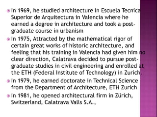 Santiago Calatrava.ppt