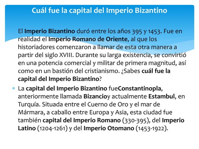 El imperio bizantino | PPT