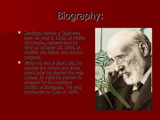 Santiago Ramón Y Cajal | PPS