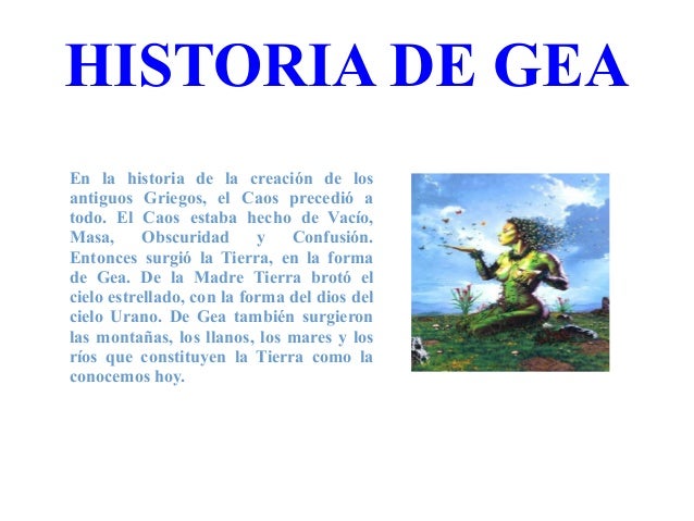 Gea, la Tierra
