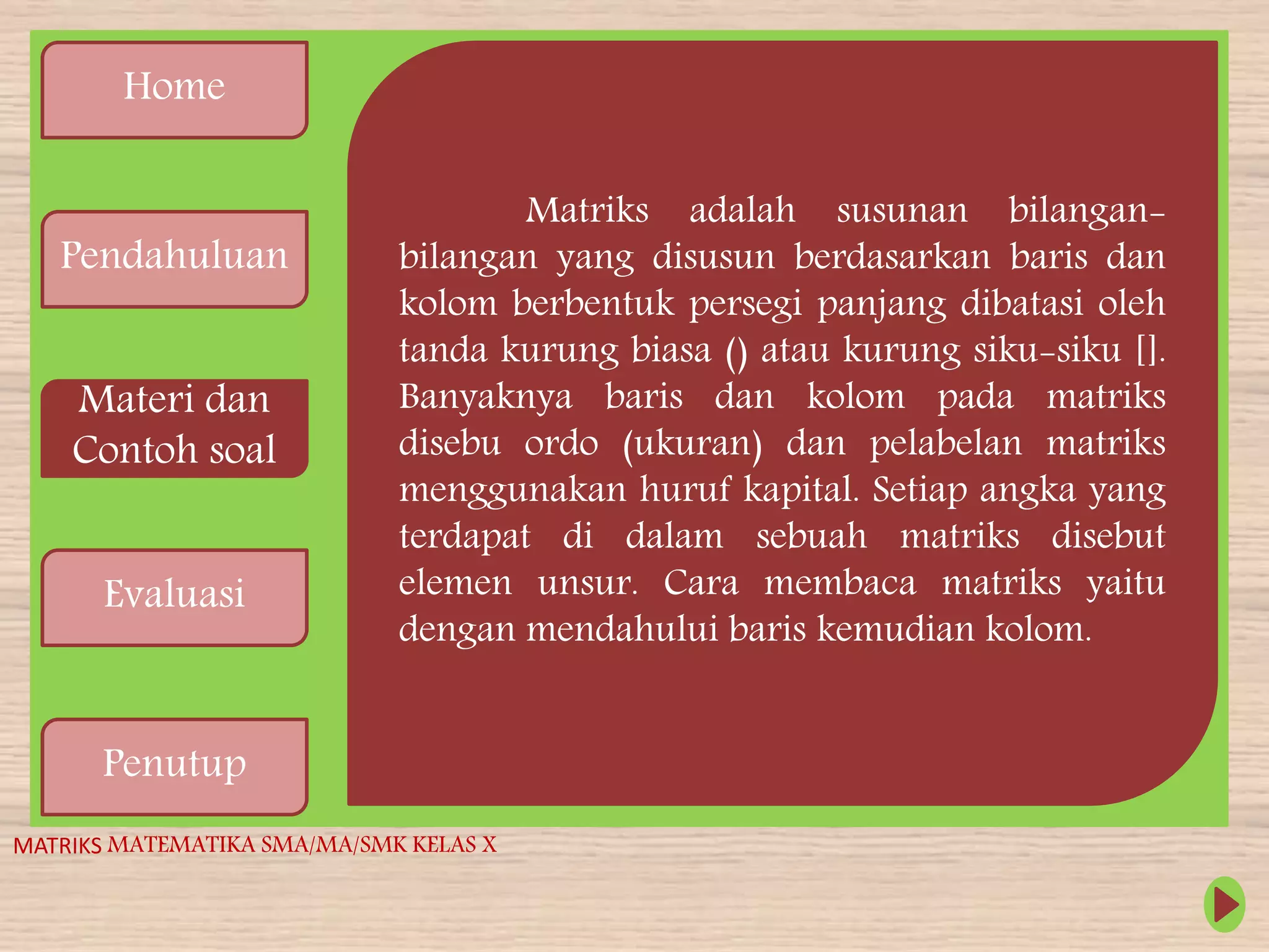 PPT Matriks | PPTX