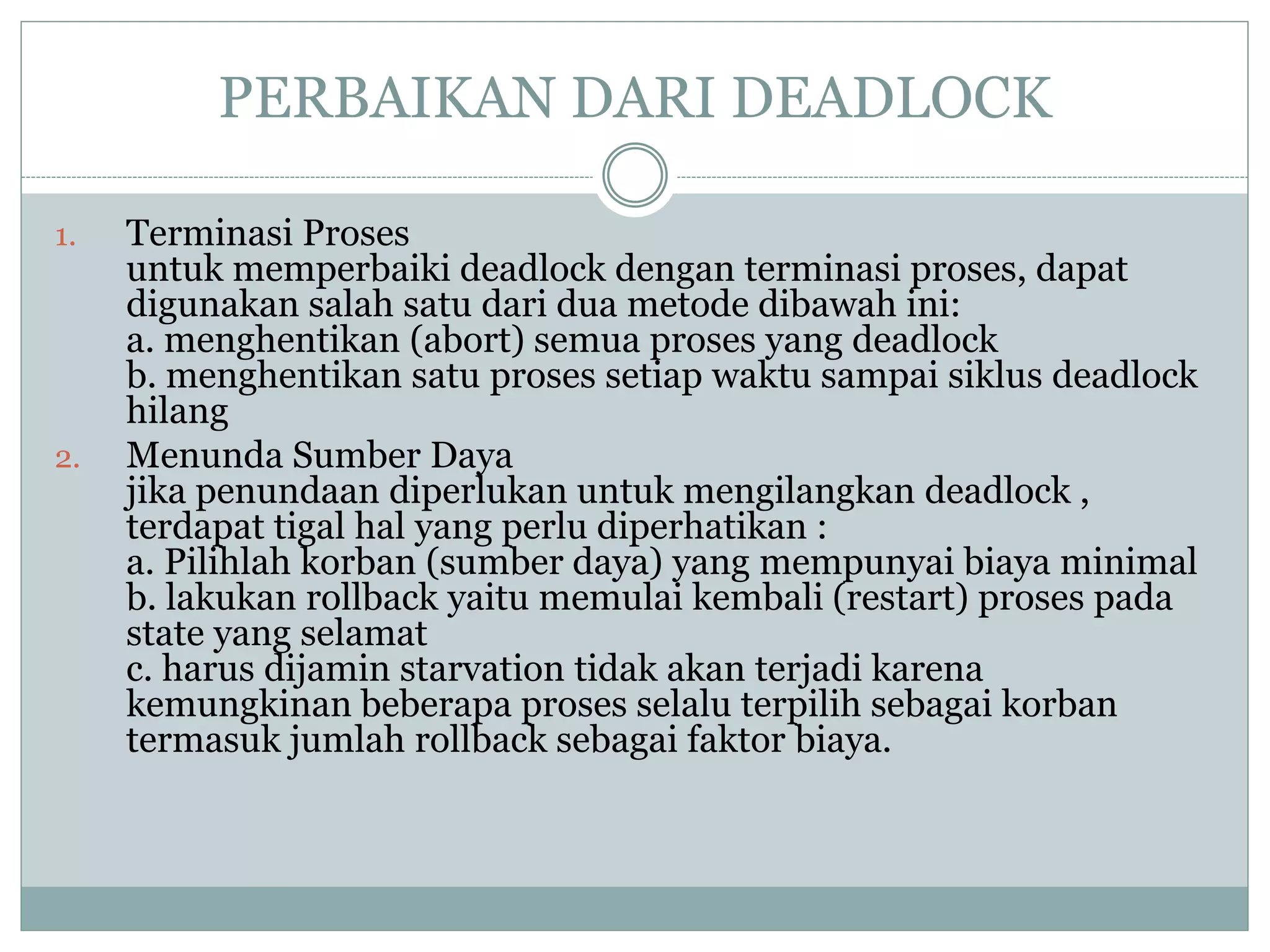 Santi Yuliana - Deadlock | PPT
