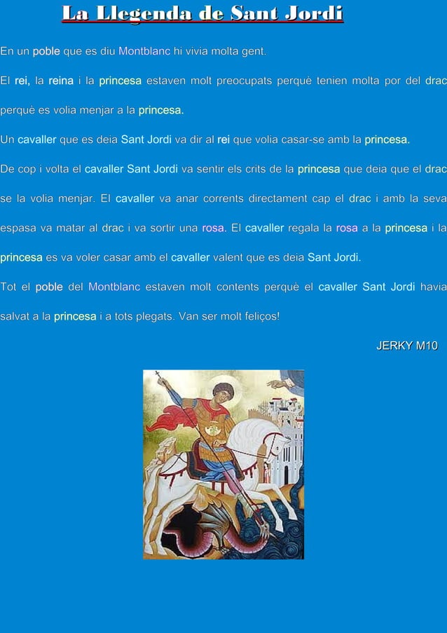 Sant jordi | ODT