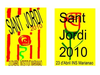 Sant jordi 2010 | PPT