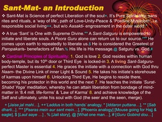 Sant mat ppt | PPT