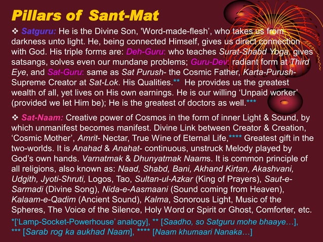 Sant mat ppt | PPT