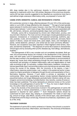 Therapies in canine atopic dermatitis | PDF