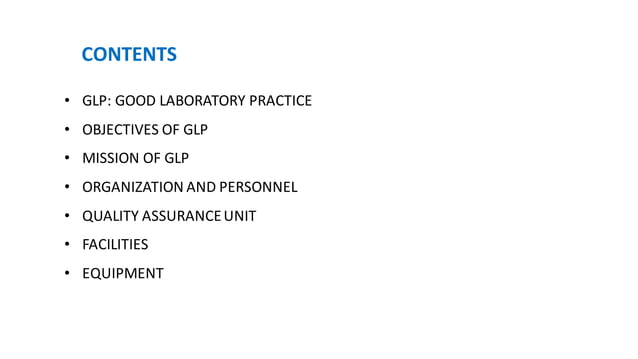 GOOD LABORATORY PRACTICES (GLP) | PDF | Pharmaceutical Drugs | Medical ...