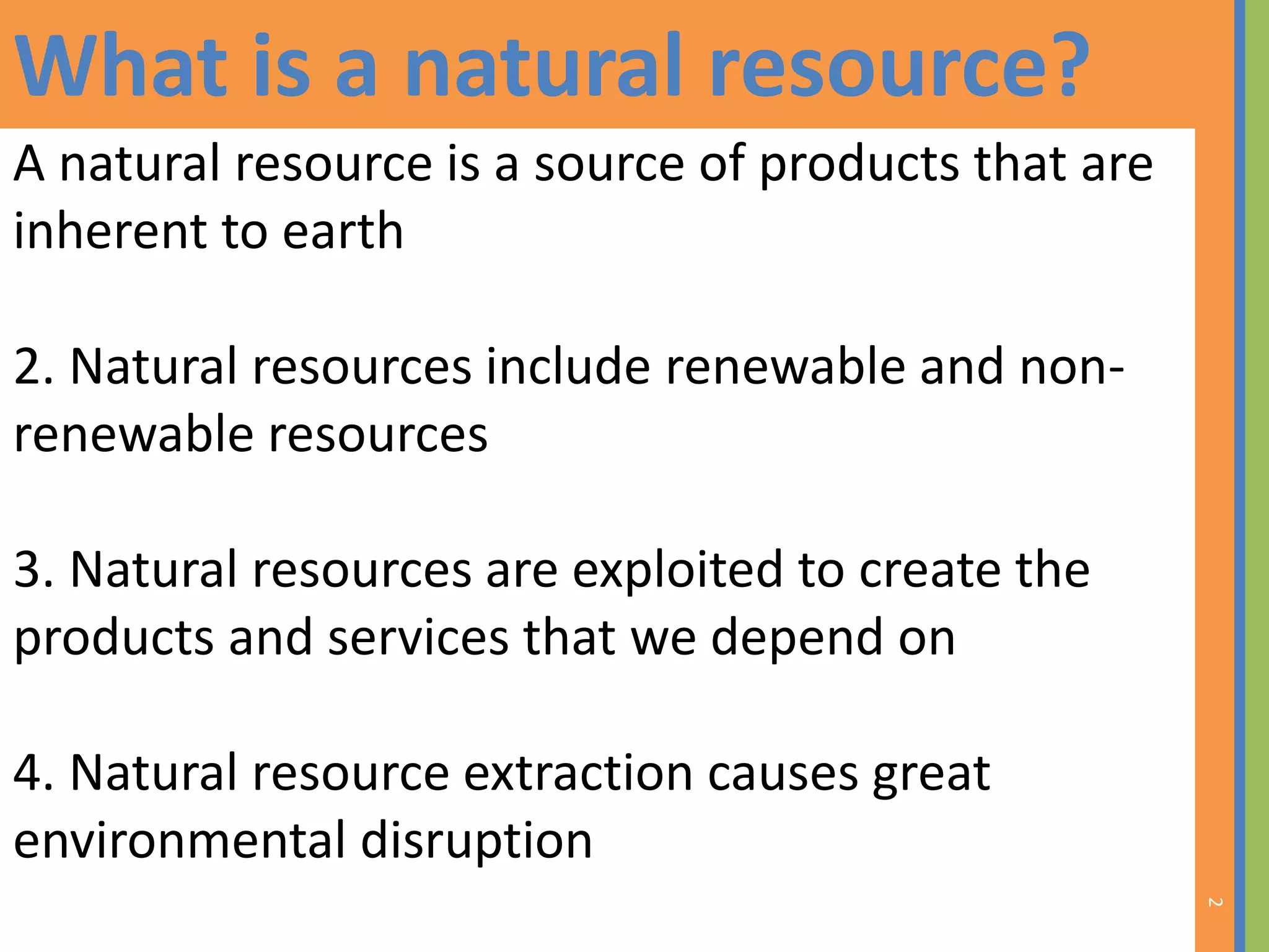 Natural Resources Presentation | PPTX