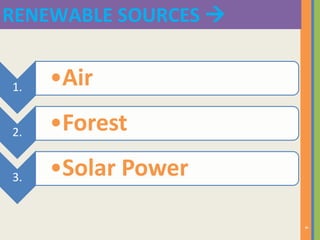 Natural Resources Presentation | PPTX