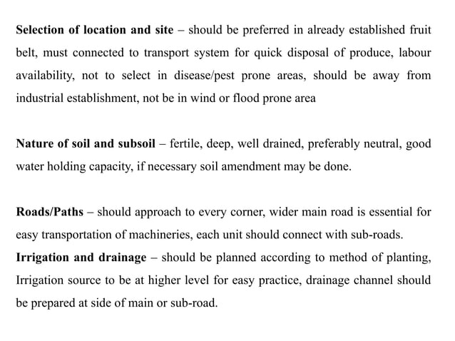 PLANTING SYSTEM OF LAYOUT ORCHARD pptx | PPTX
