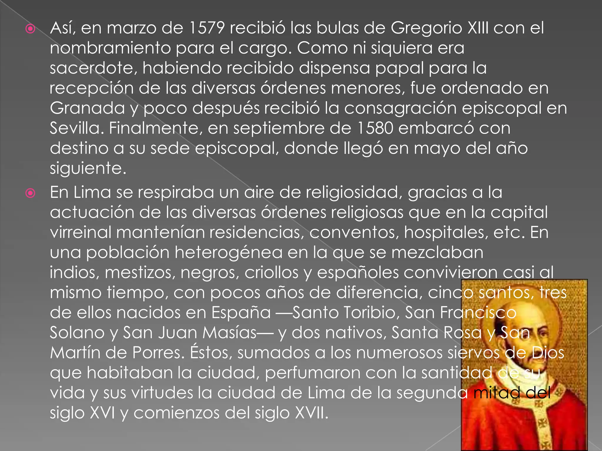 Santo Toribio de Mogrovejo | PPTX