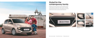 Hyundai Santro Brochure - Variants features | PDF