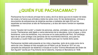 Santuario arqueologico pachacamac | PPTX