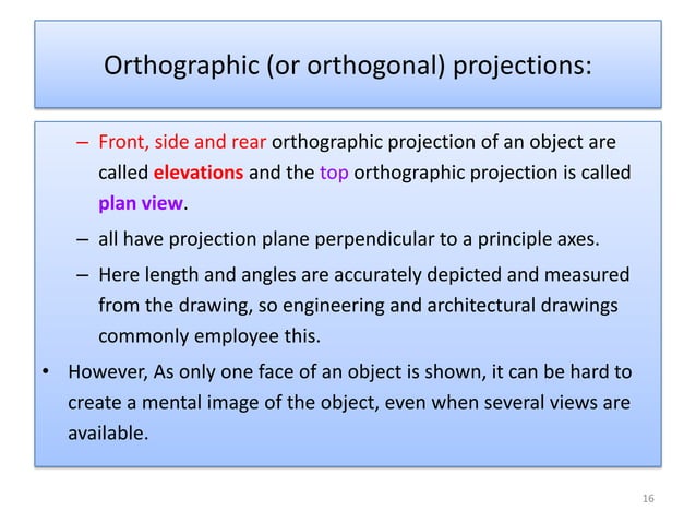 Projection In Computer Graphics Pptx 3 D Graphics Computer Software And Applications