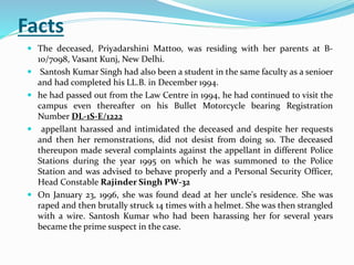 Priyadarshni Mattoo Case Study | PPTX