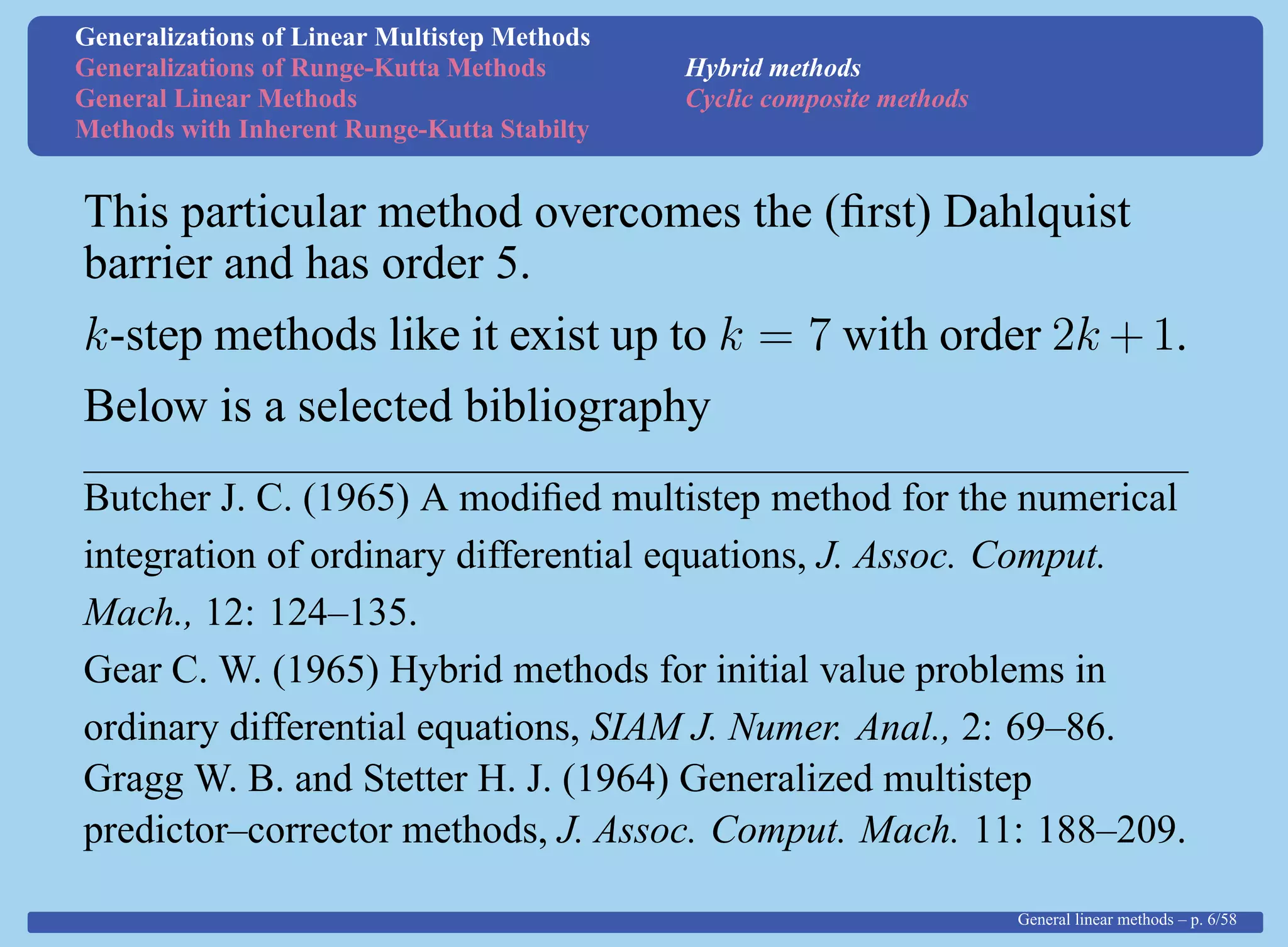 General linear methods | PDF
