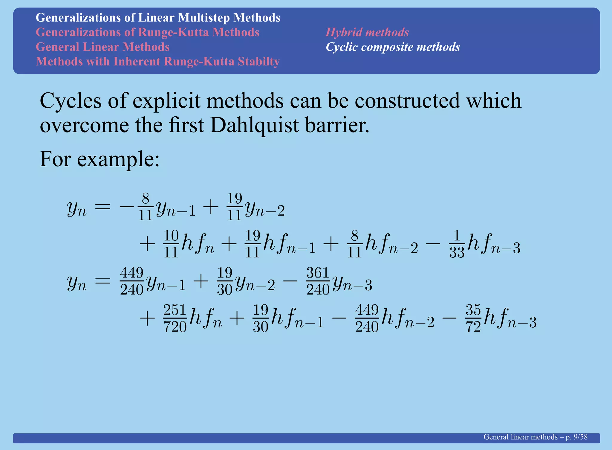 General linear methods | PPT