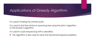 Greedy Algorithms project presentation ppt.pptx