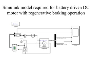 implementation on Regenerative braking.pptx | Green Vehicles | Auto Type