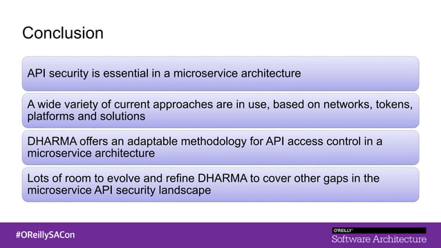 API Security in a Microservice Architecture | PPTX