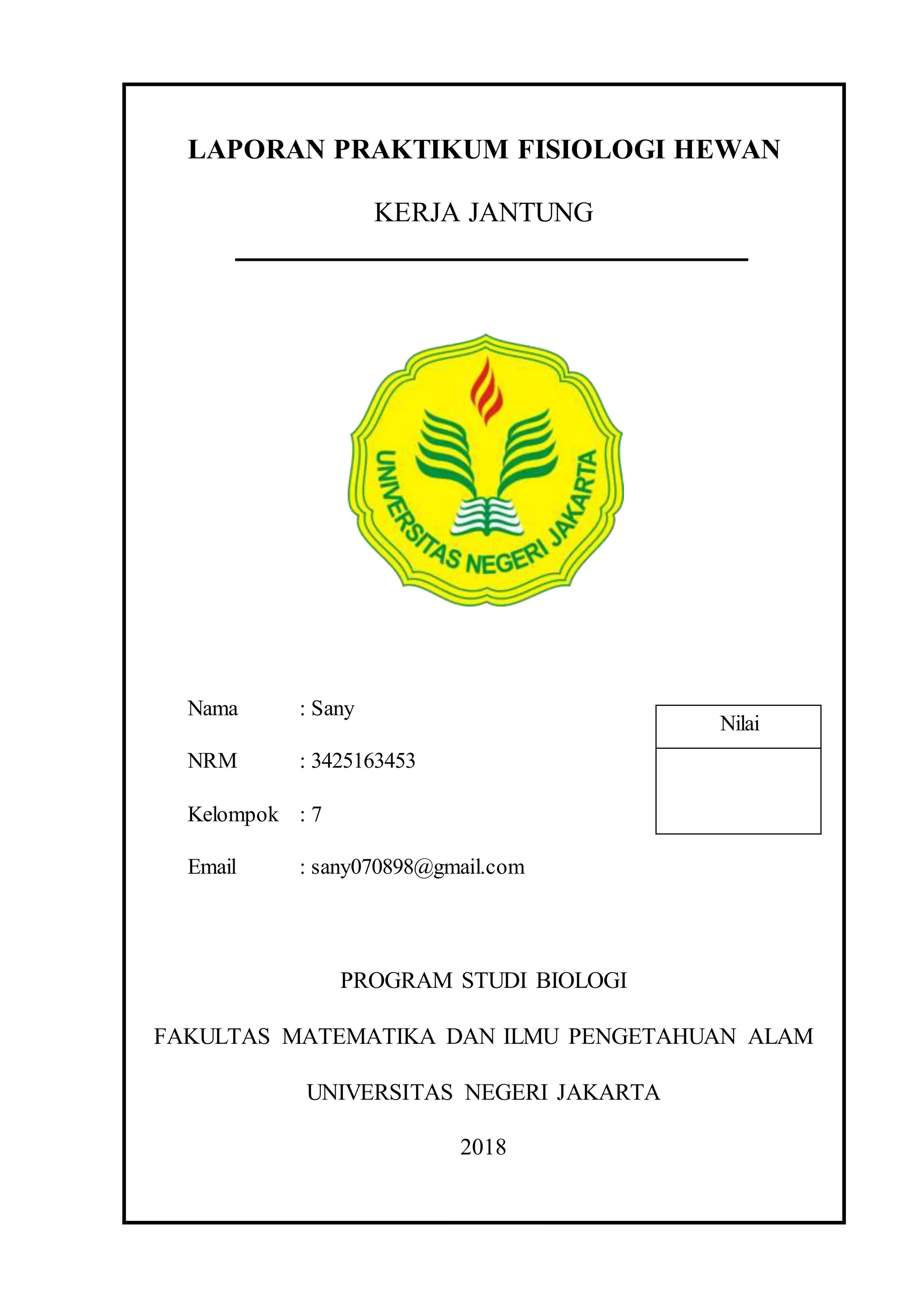 Fisiologi Hewan Kerja jantung | PDF