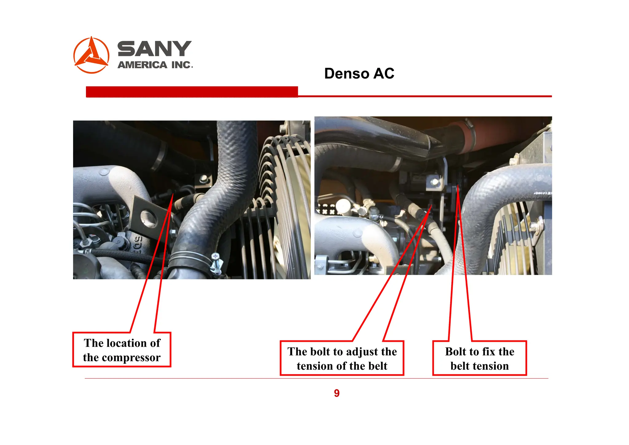 SANY AC TRAINING Testing and adjust Denso AC | PDF