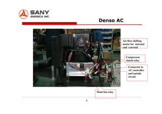 SANY AC TRAINING Testing and adjust Denso AC | PDF