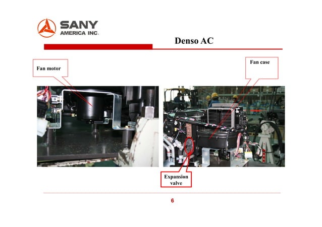 SANY AC TRAINING Testing and adjust Denso AC | PPT