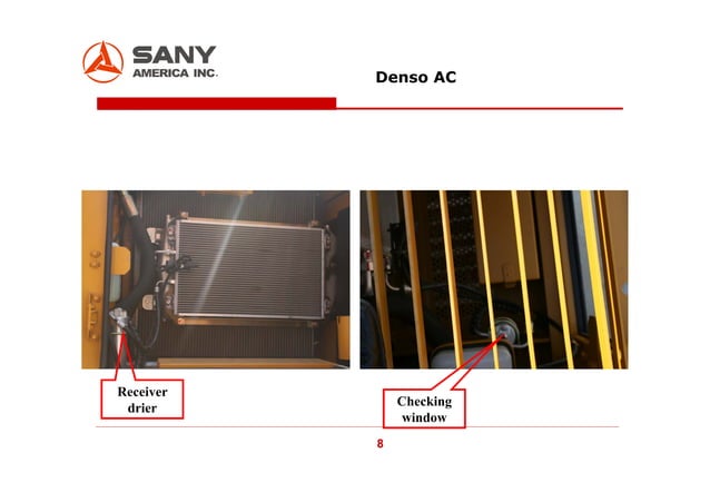 SANY AC TRAINING Testing and adjust Denso AC | PPT