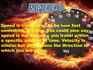 speed and efficiency | PPTX