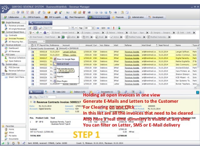 Sanyiko ERP Revenue Collection System